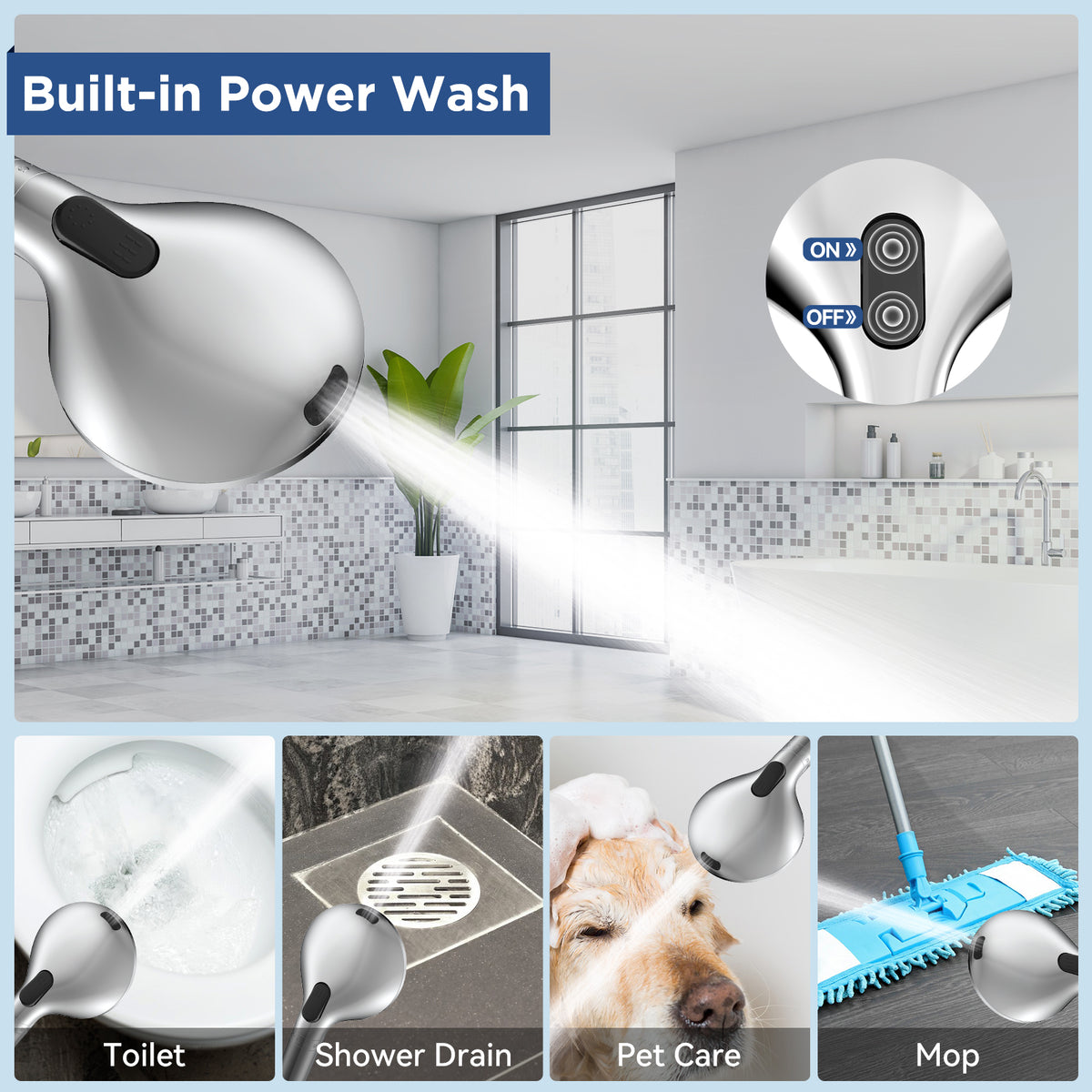 HOPOPRO Filtered Shower Head with Handheld, High Pressure Water Flow 7 ...