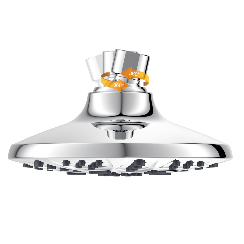 HOPOPRO NBC News Recommended Brand 6 Inch High Pressure Shower Head wi ...